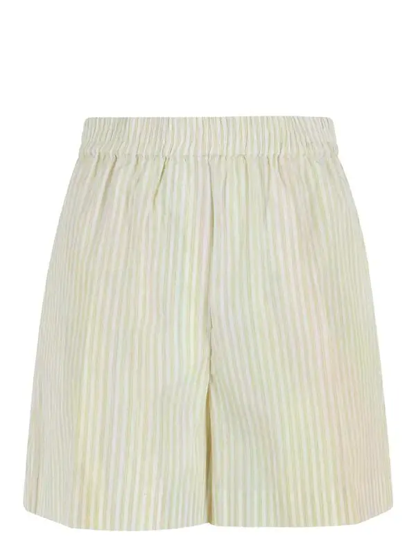 HERSKIND Alma Striped Shorts - Yellow