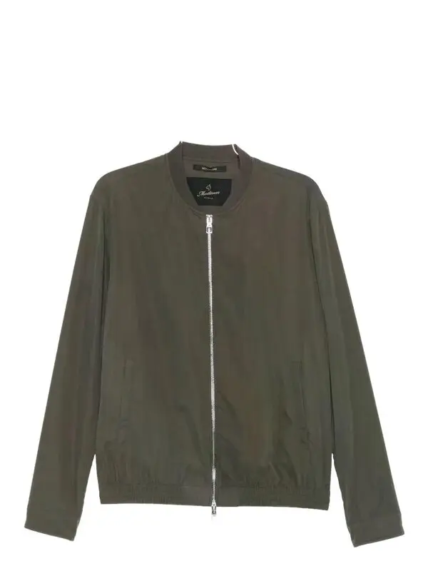 MONTECORE Zip-up Bomber Jacket - Green