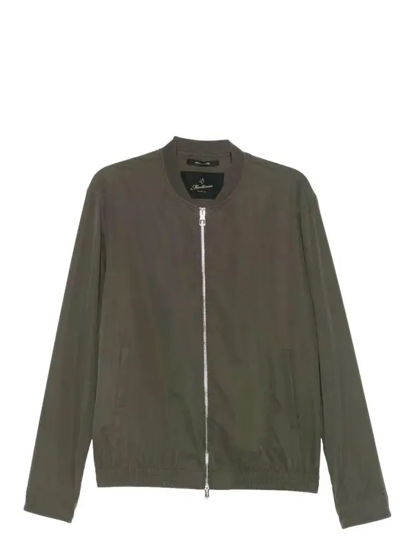 MONTECORE Zip-up Bomber Jacket - Green