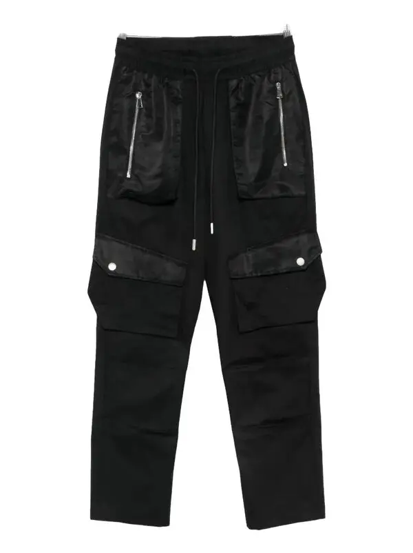 YES LONDON Paneled Cargo Pants - Black