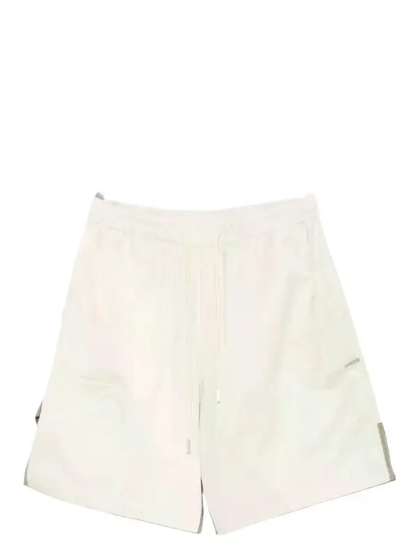 YES LONDON Elasticated Drawstring Shorts - Neutrals