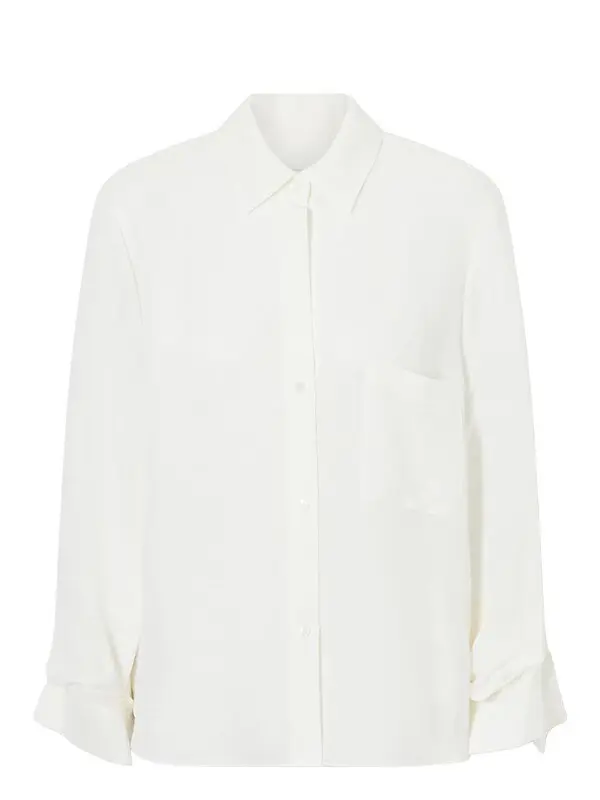 TWP Next Morning Linen And Silk-blend Shirt - Neutrals