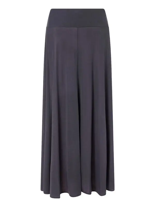 ST. AGNI Tencel™ Lyocell Midi Skirt - Blue