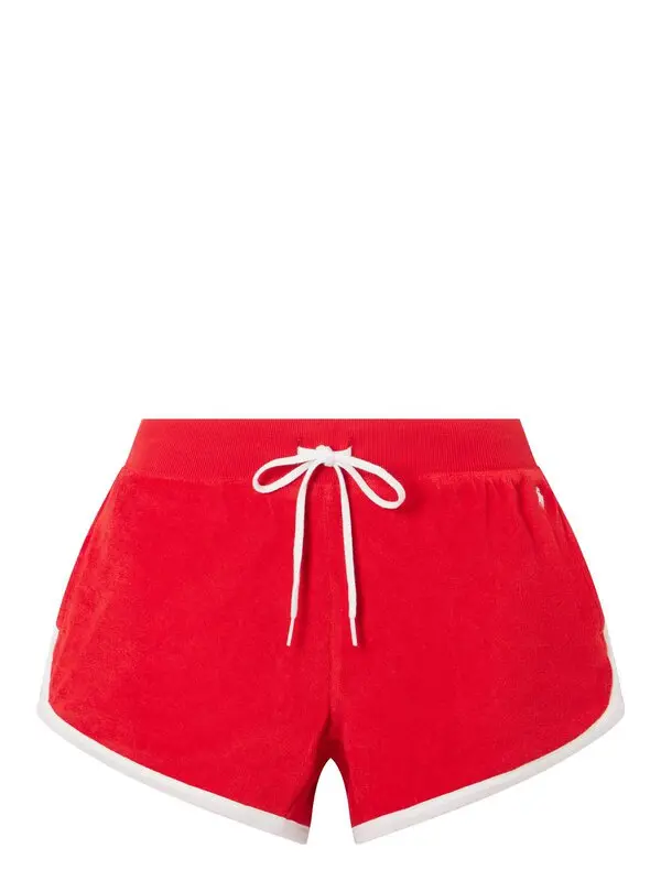 Polo Ralph Lauren Cotton-blend Terry Shorts - Red