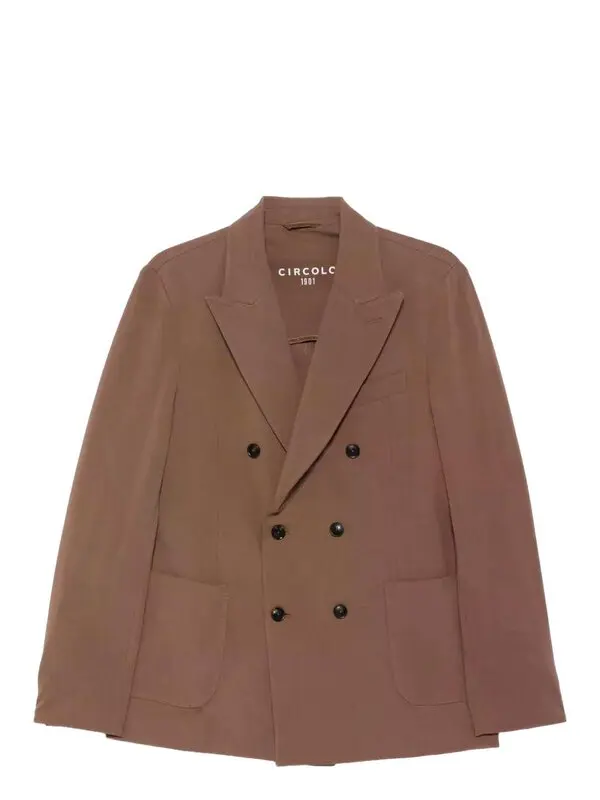 CIRCOLO 1901 Double-breasted Blazer - Brown