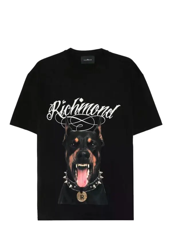 John Richmond Graphic-print T-shirt - Black