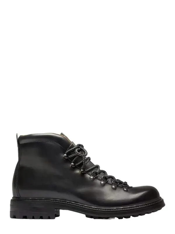 Officine Creative Lace-up Leather Boots - Grey
