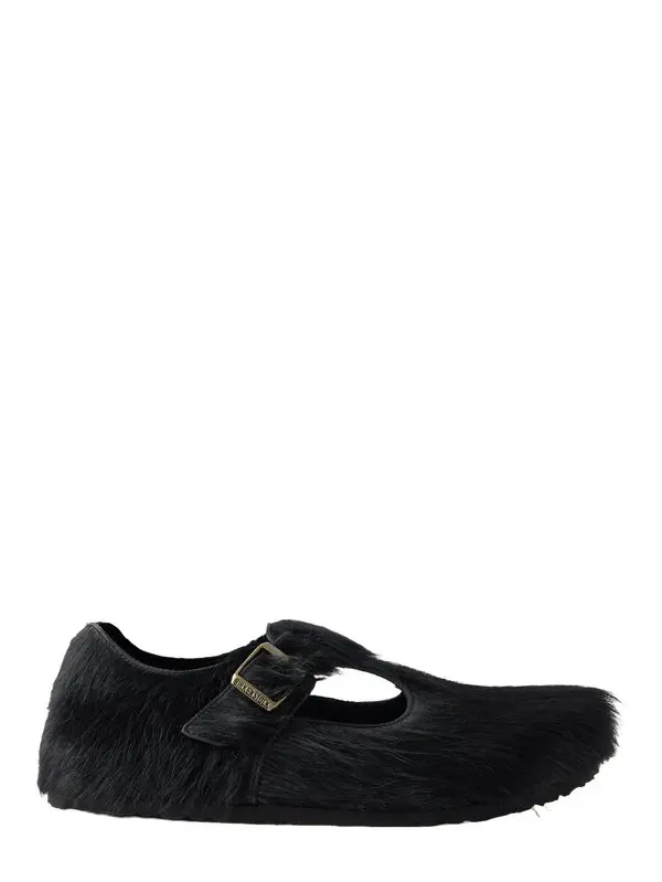 BIRKENSTOCK Sftm Paris Calf Hair Mary Jane Pumps - Black