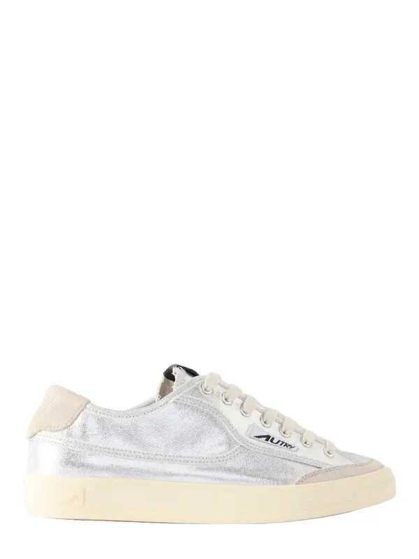 AUTRY Windscape Low Metallic Sneakers - Silver