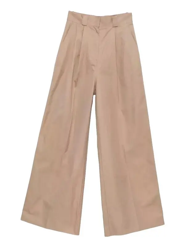 Balenciaga Pleated Trousers - Neutrals