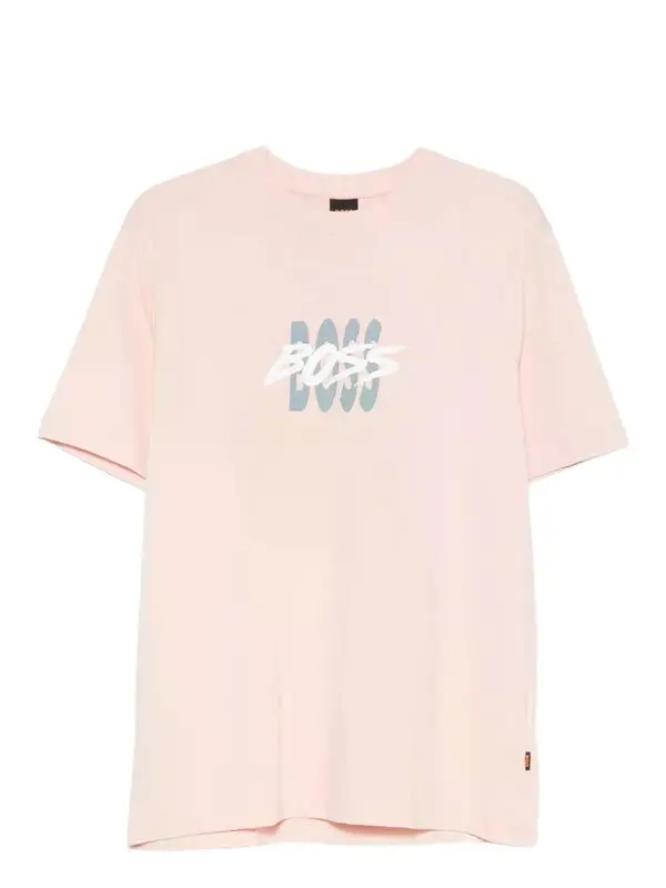 BOSS Logo-print T-shirt - Pink