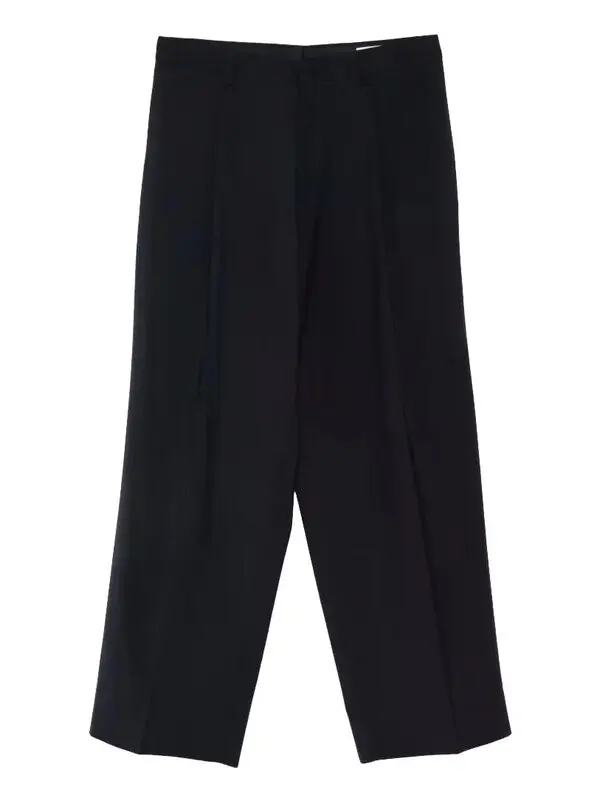 BE ABLE Pleated-detail Trousers - Blue