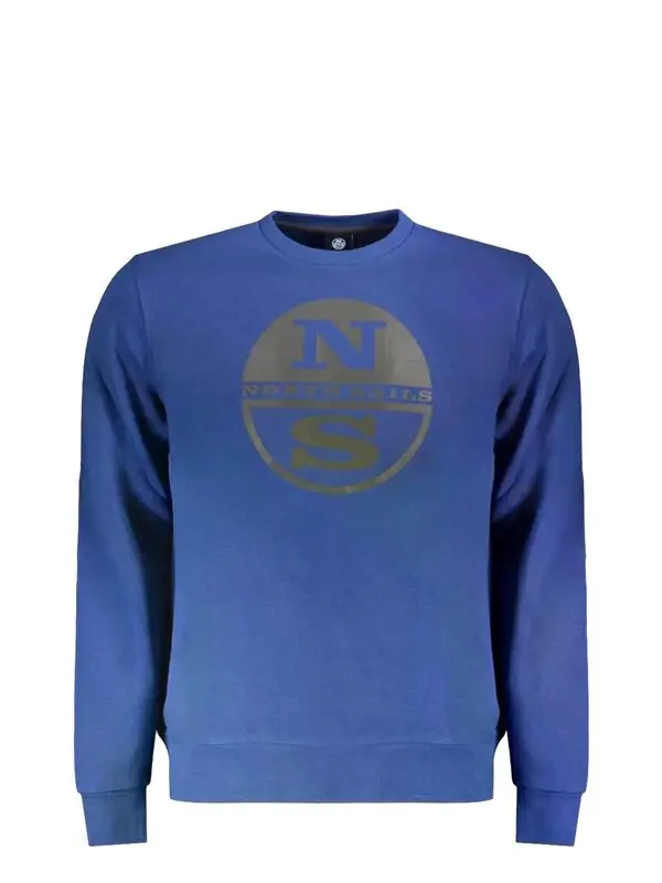 NORTH SAILS Logo-print Crew-neck Sweatshirt - Blue
