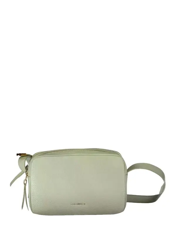 COCCINELLE Arlettis Grained Leather Crossbody Bag - Green