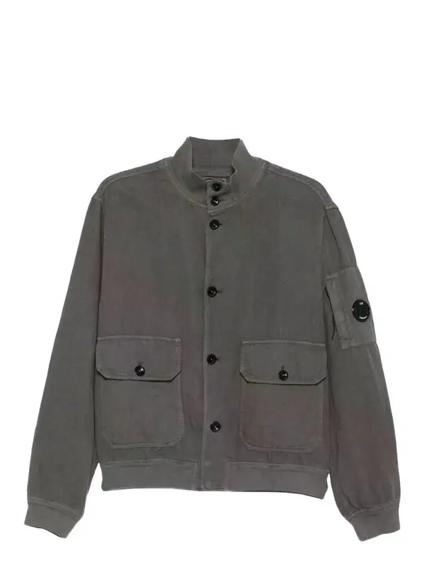 C.P. COMPANY Lens-detail Pocketed Jacket - Grey