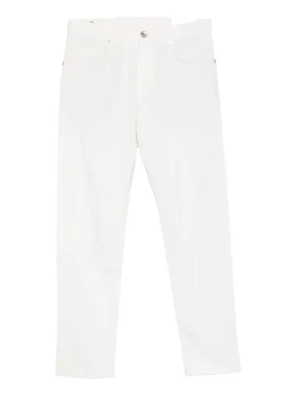 Eleventy Five-pocket Jeans - White