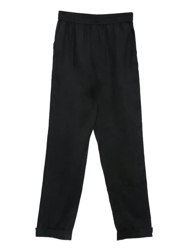 Emporio Armani Linen Trousers - Blue
