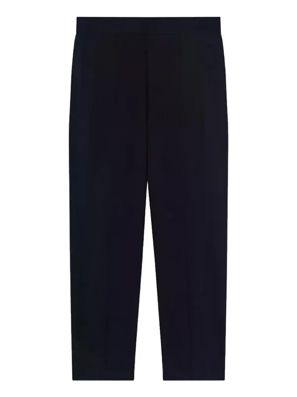 Emporio Armani Elasticated-waist Trousers - Blue