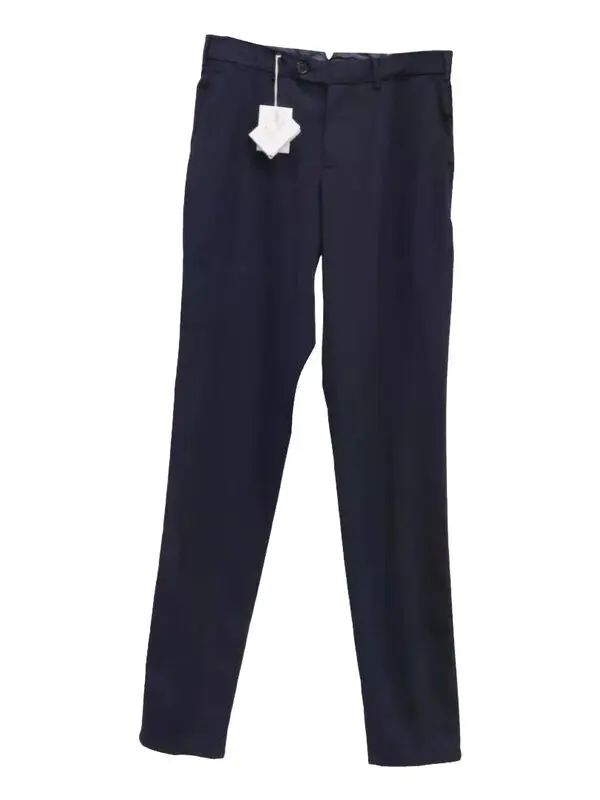 Brunello Cucinelli Gabardine Tailored Trousers - Blue