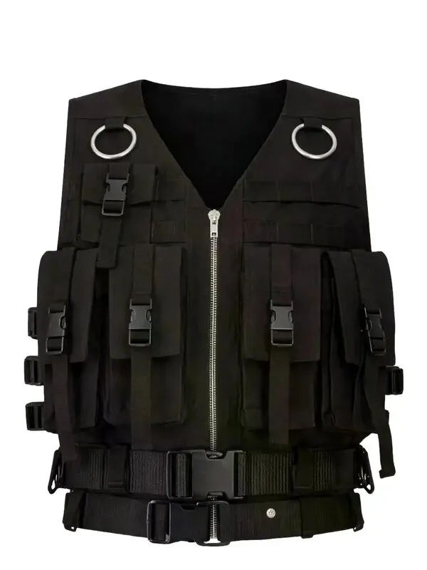 Rick Owens Temple Multi-pocket Supply Vest - Black