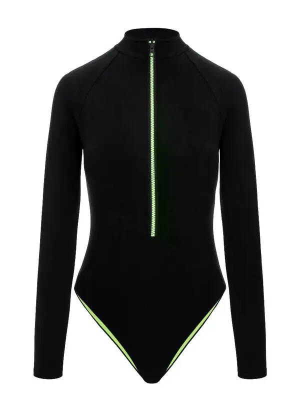 NOIRE SWIMWEAR Long-sleeve Swimsuit - Black