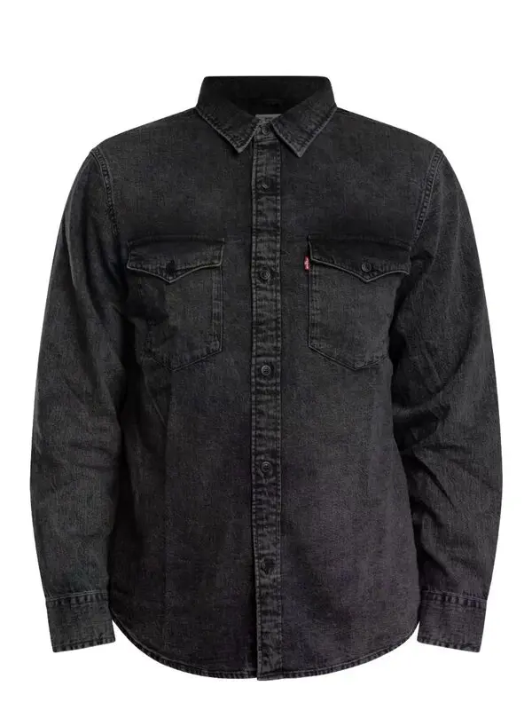 LEVI'S Button-up Denim Shirt - Black