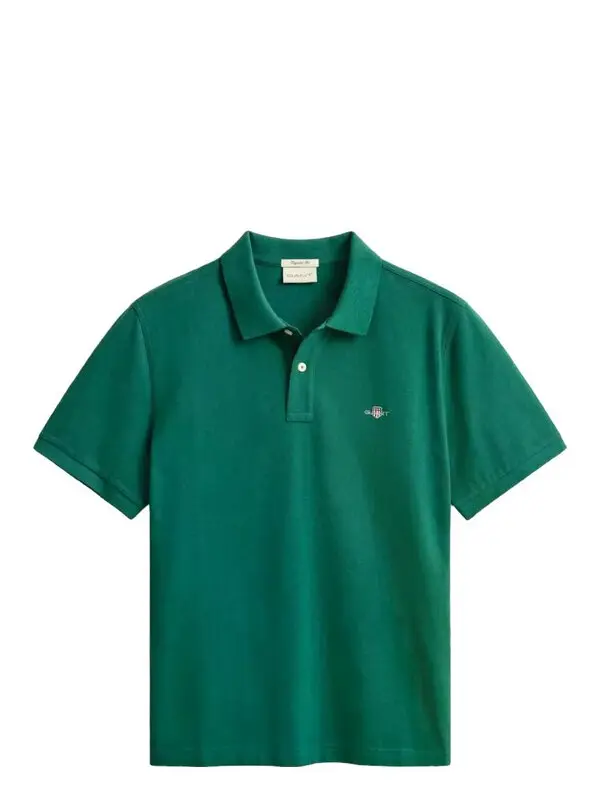 Gant Buttoned Polo Shirt - Green