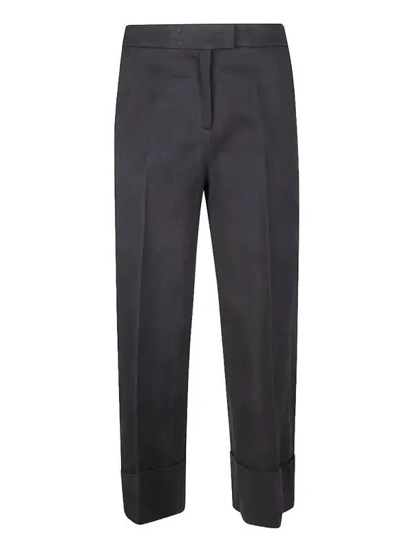 PT TORINO Cuffed Trousers - Black