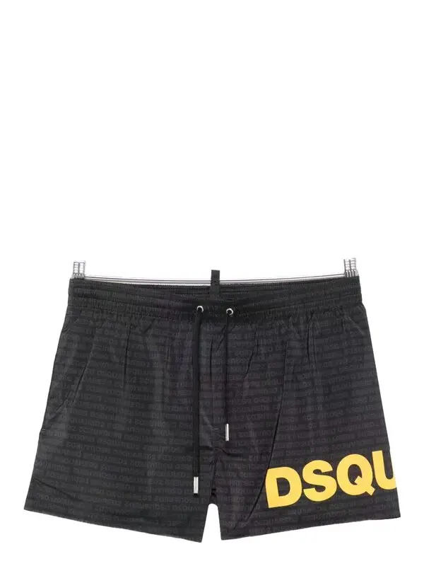 Dsquared2 Logo-print Swim Shorts - Black