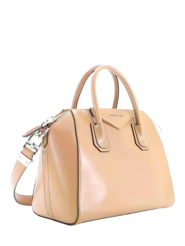 Givenchy Antigona Small Satchel Glazed Leather - Neutrals