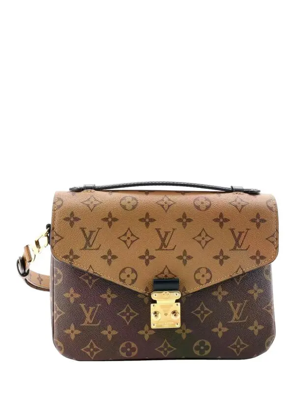 LOUIS VUITTON Pochette Metis Reverse Monogram Canvas Crossbody Bag - Brown