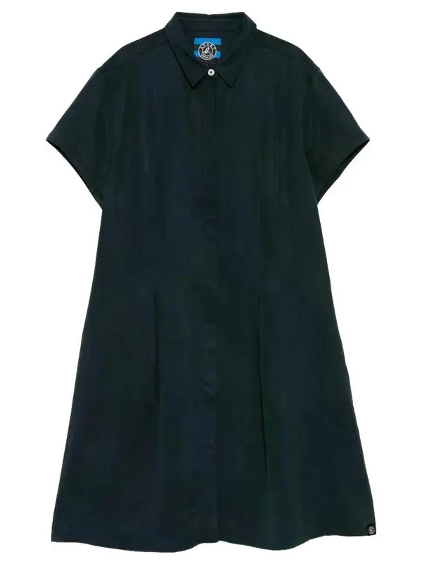 AGNES B. Mini Shirt Dress - Blue