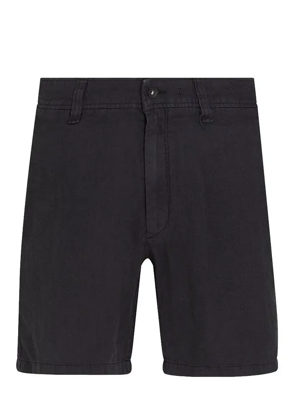 Rag & Bone Haydon Linen Shorts - Black