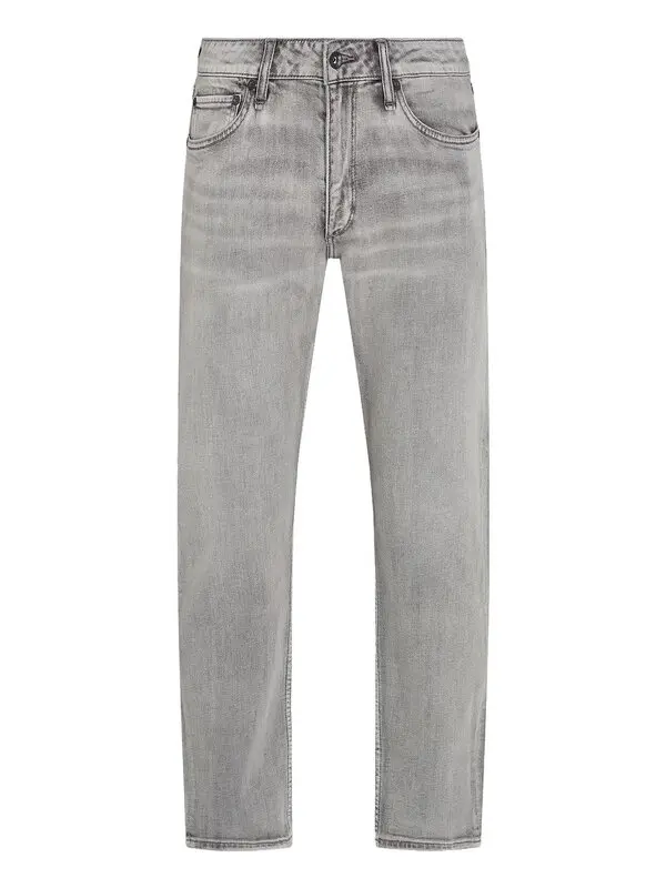 Rag & Bone Faded Denim Jeans - Gray