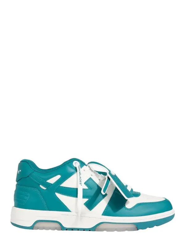 Off-White Out Of Office Leather Sneakers - Teal