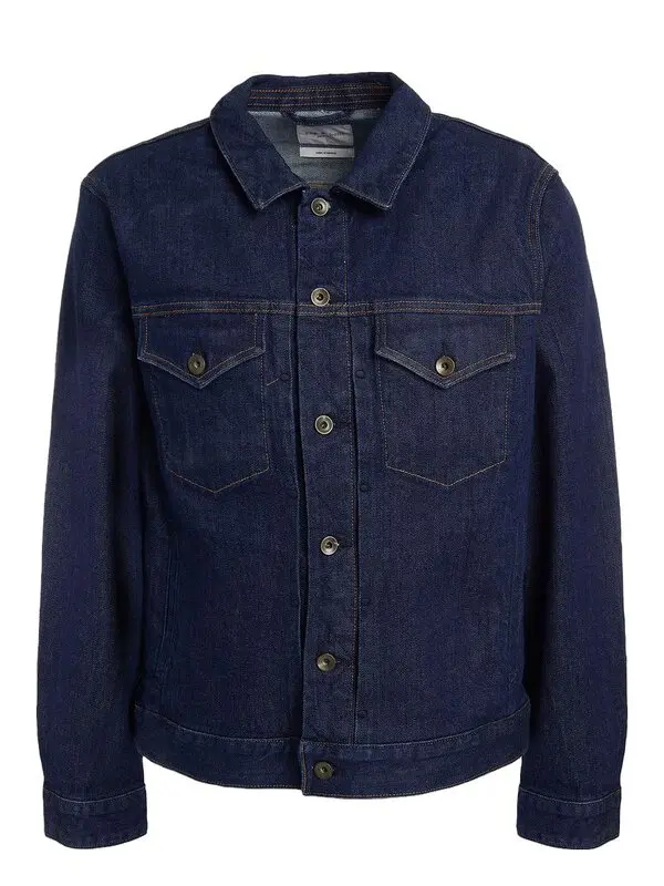 Rag & Bone Denim Trucker Jacket - Dark Denim