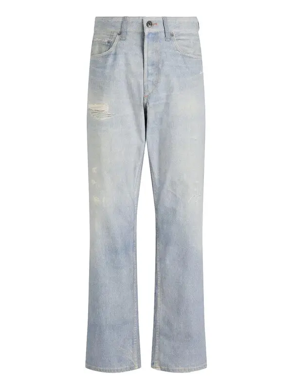 Rag & Bone Fit 4 Miramar Denim-effect Pants - Light Blue