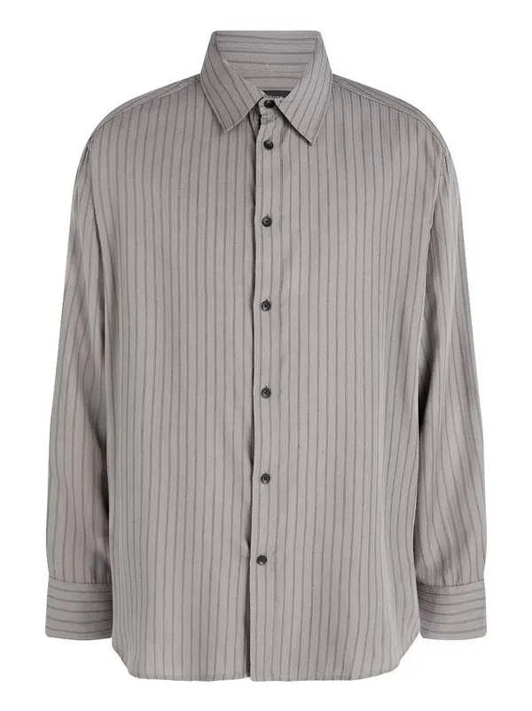 Rag & Bone Matthew Striped Modaljacquard Shirt - Gray
