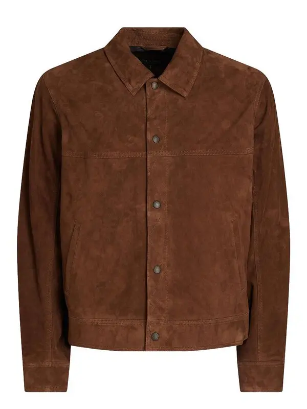 Rag & Bone Owen Suede Jacket - Brown