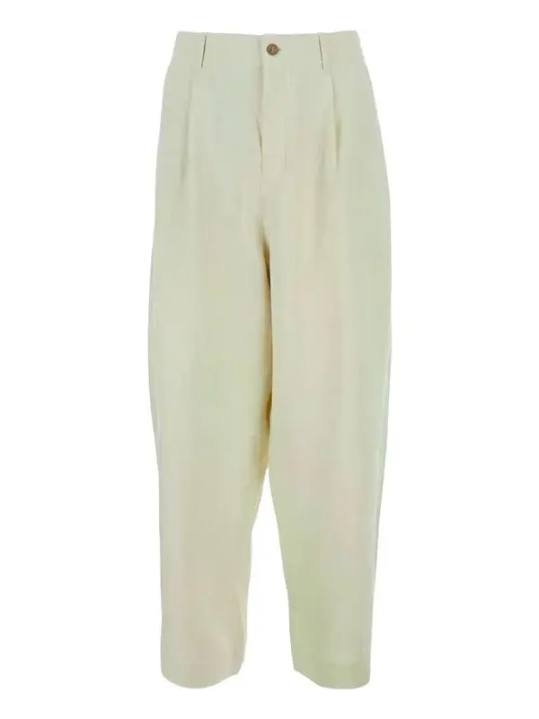 Maison Kitsuné Pleated Trousers - Neutrals