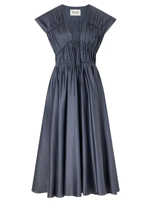 Tove Organic Cotton Ceres Maxi Dress - Gray