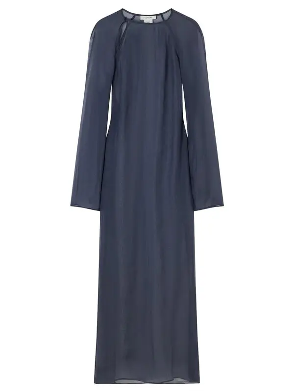 LEMAIRE Crepe Maxi Dress - Gray