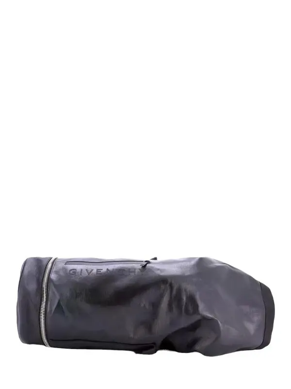 Givenchy Jaw Coated Canvas And Leather Large Backpack - Black