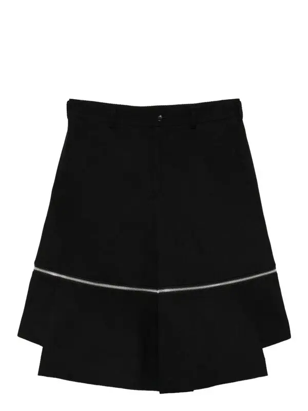 Comme Des Garçons Zip-detail Shorts - Black
