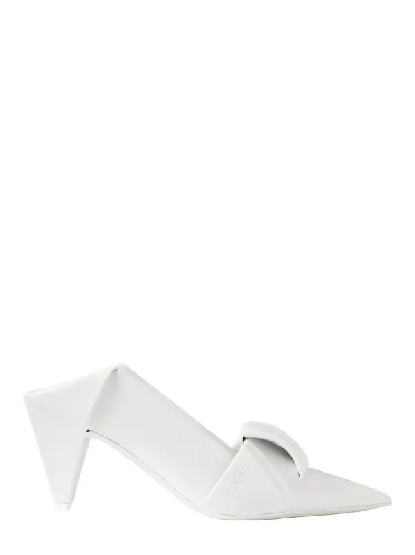 Loewe Origami Leather Pumps - White