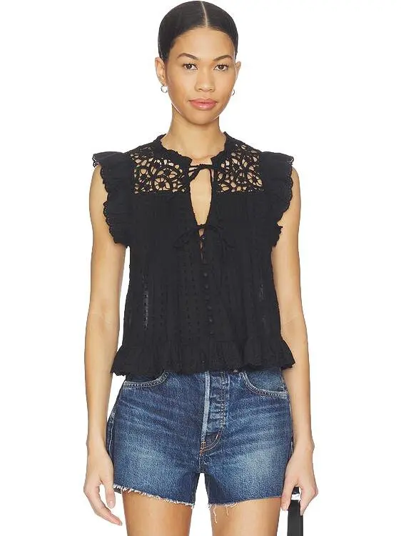 Heartloom Rayna Top - Black