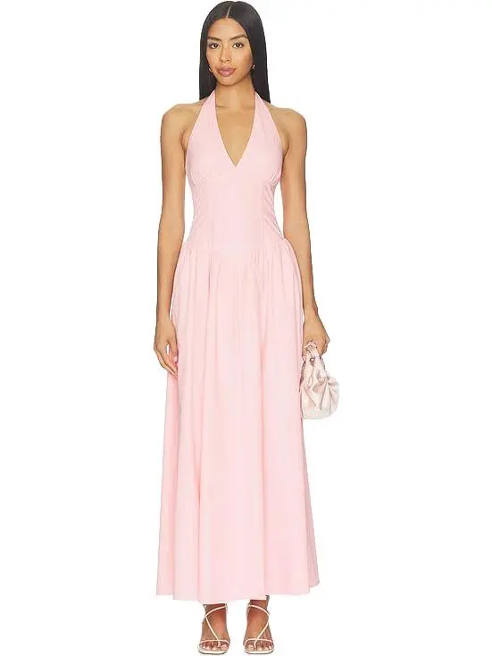 MORE TO COME Bexley Maxi Dress - Baby Pink