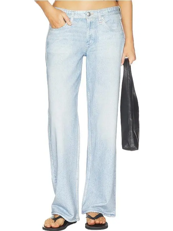 Rag & Bone Saige Miramar Terry Full Length Jeans - Aria