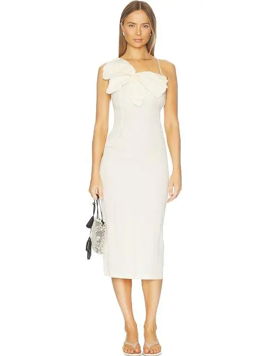 Blumarine Butterfly Bow Dress - White Swan