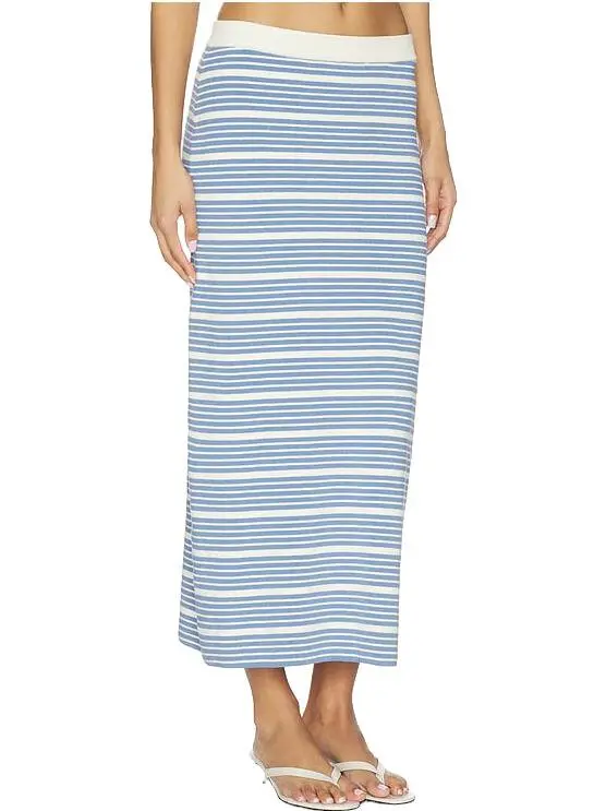 L*Space Ravello Skirt - Outer Banks Stripe